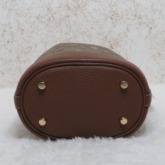 Coach | Bags | Coach Dempsey Star Snowflake Print Drawstring Bucket Bag ...